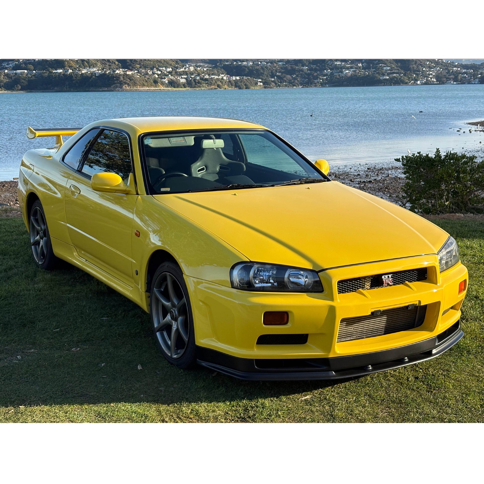 yellow skyline